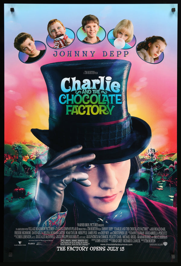 Charlie and the Chocolate Factory (2005) One-Sheet Movie Poster ...